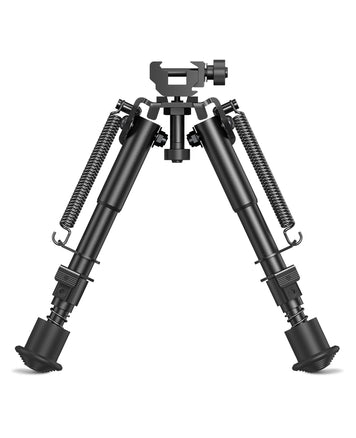 CVLIFE 6-9 Inches Picatinny Bipod with 360 Degree Swivel Bipod - Globa