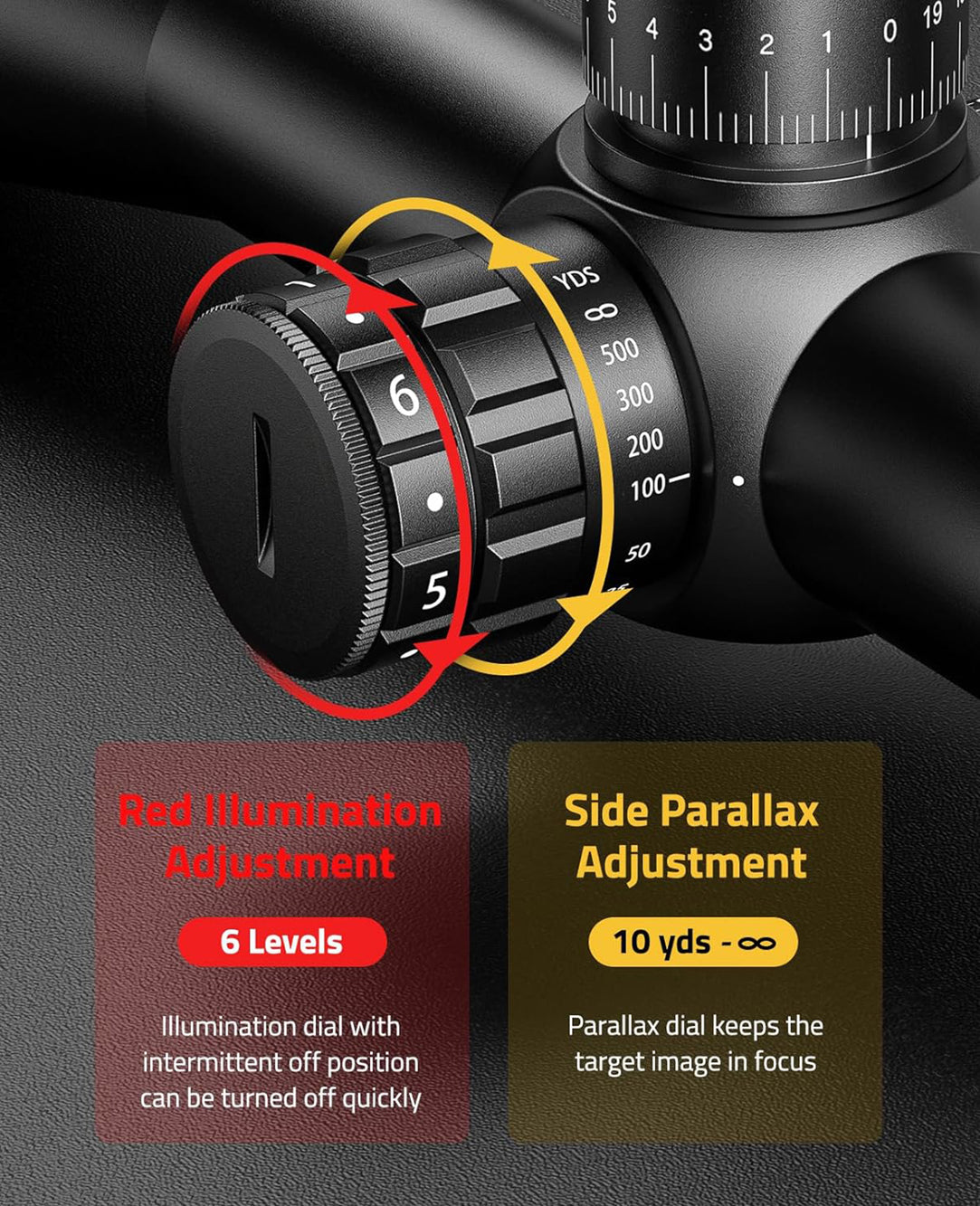 CVLIFE BearSwift 5-25x56 FFP Rifle Scope First Focal Plane Riflescope