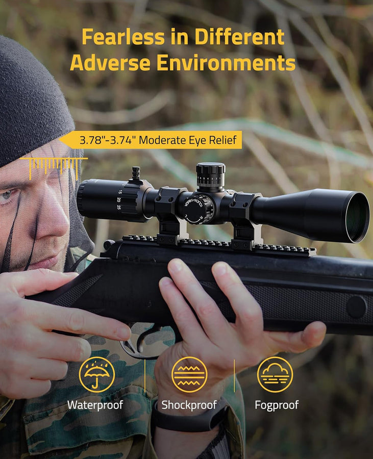 CVLIFE BearSwift 5-25x56 FFP Rifle Scope First Focal Plane Riflescope