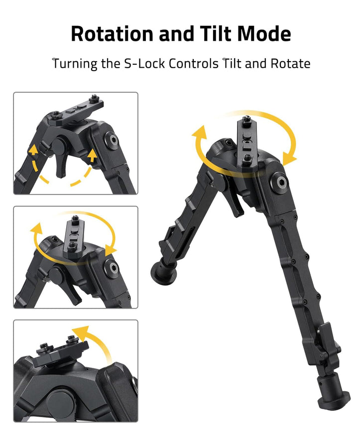 CVLIFE Bipods Rifle Bipod Compatible with Mlok Bipod