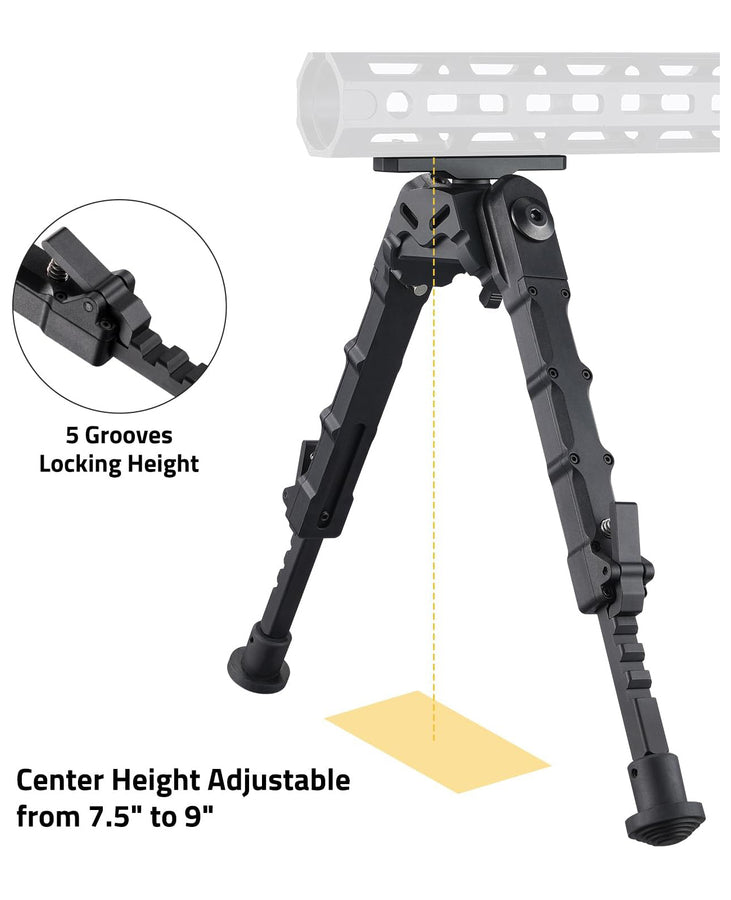 CVLIFE Bipods Rifle Bipod Compatible with Mlok Bipod