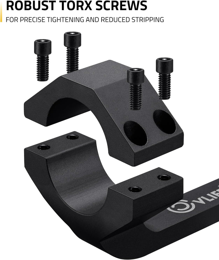 CVLIFE Cantilever Scope Mounts 1 inch | Offset Dual Ring One-Piece Sco