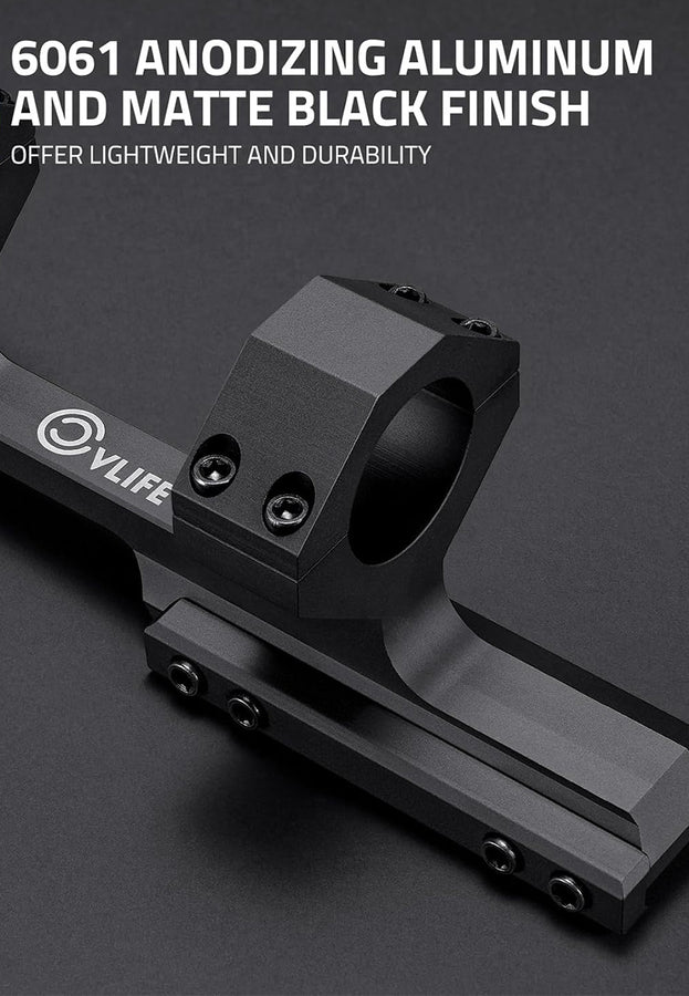 CVLIFE 34mm Cantilever Scope Mounts, Offset Dual Ring One-Piece Scope