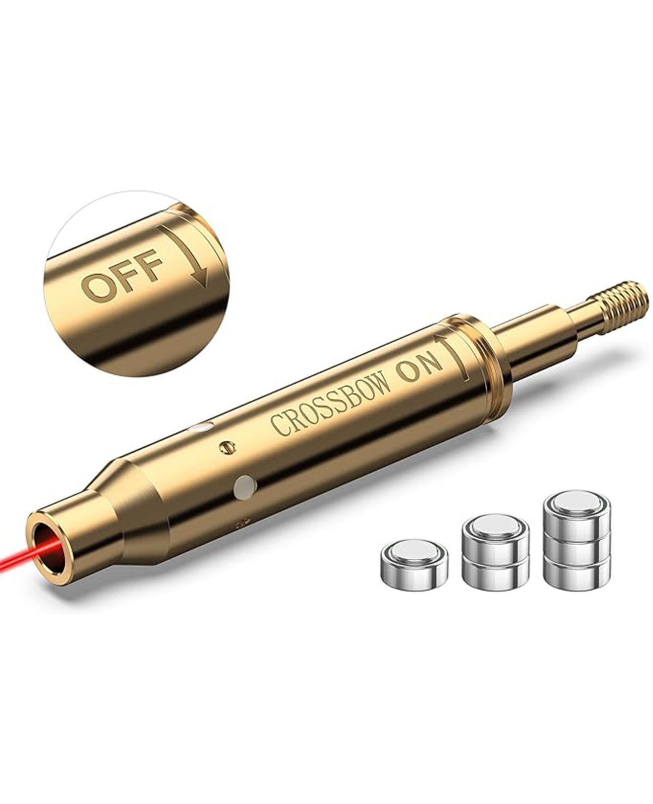 CVLIFE Crossbow Laser Bore Sight with On/Off Switch