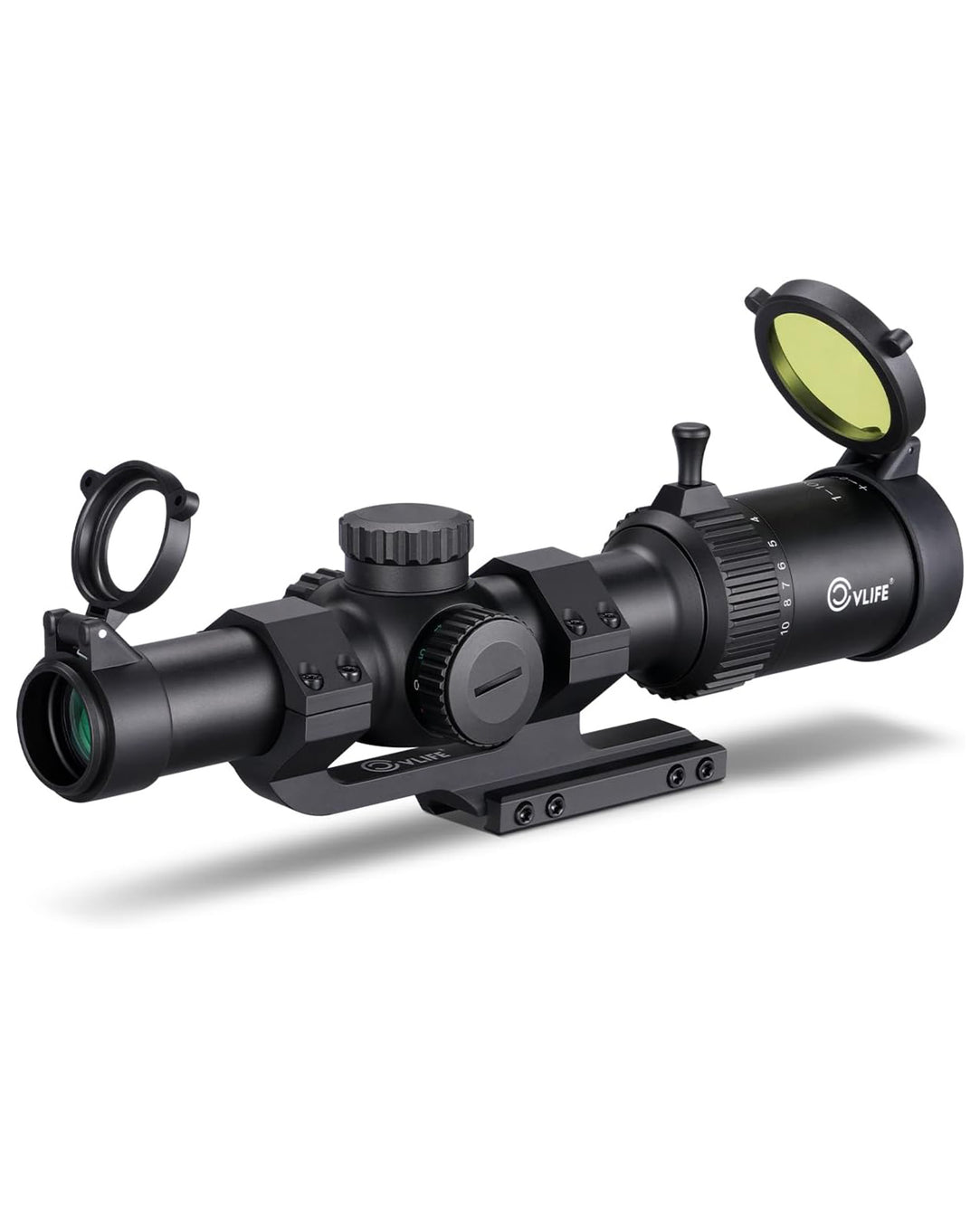 CVLIFE EagleFeather 1-10x24 LPVO Rifle Scope with 30mm Mount - Global