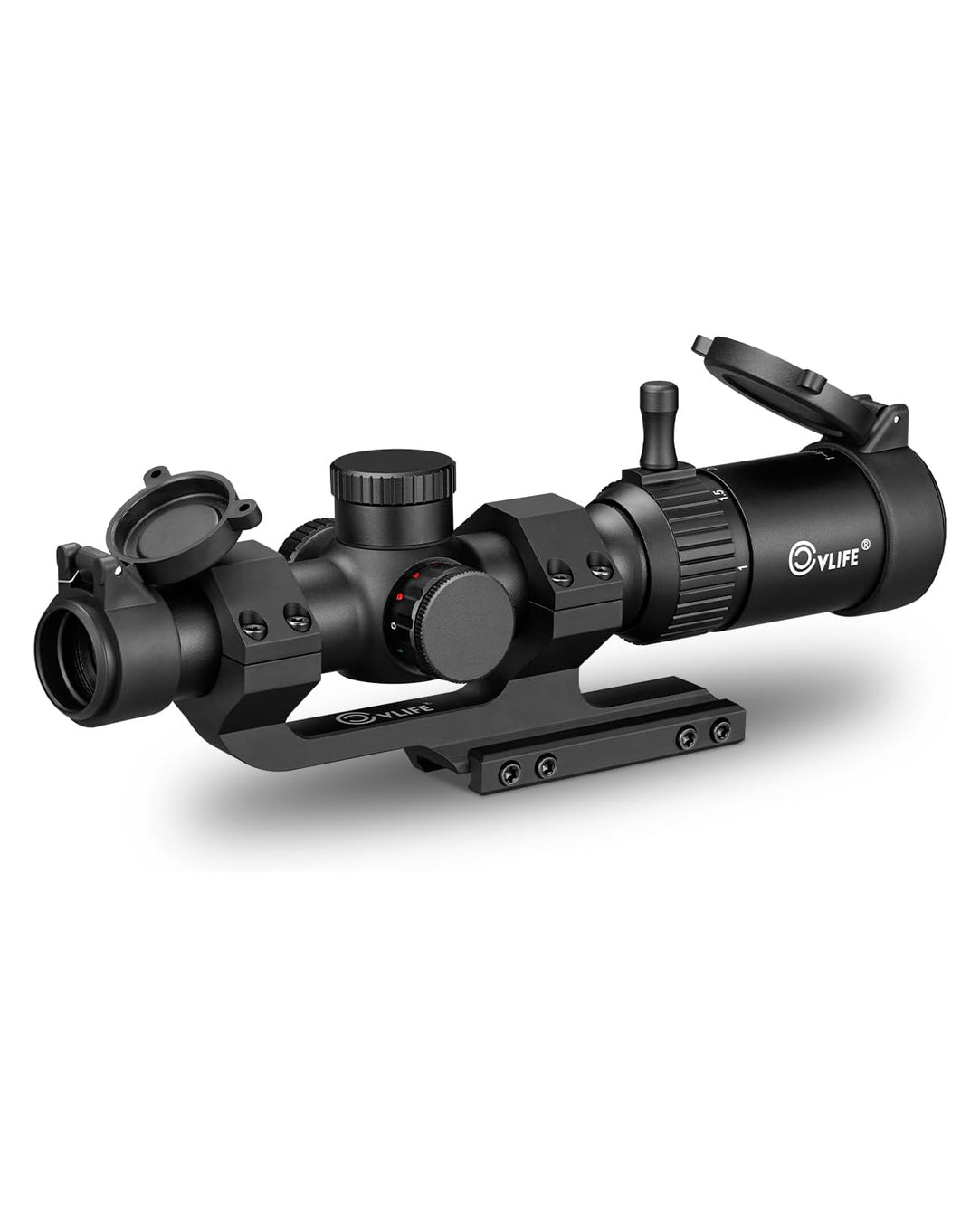 CVLIFE JackalHowl 1-4x20 LPVO Rifle Scope with Cantilever Mount - Glob