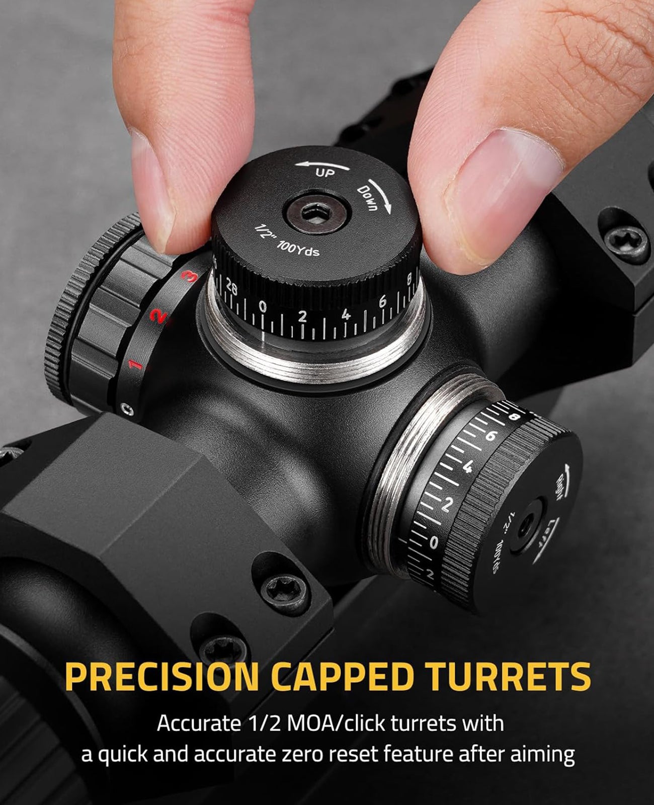 CVLIFE JackalHowl 1-4x20 LPVO Rifle Scope with Cantilever Mount - Glob