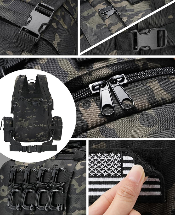 CVLIFE Backpack For Men Large Army Assault Pack