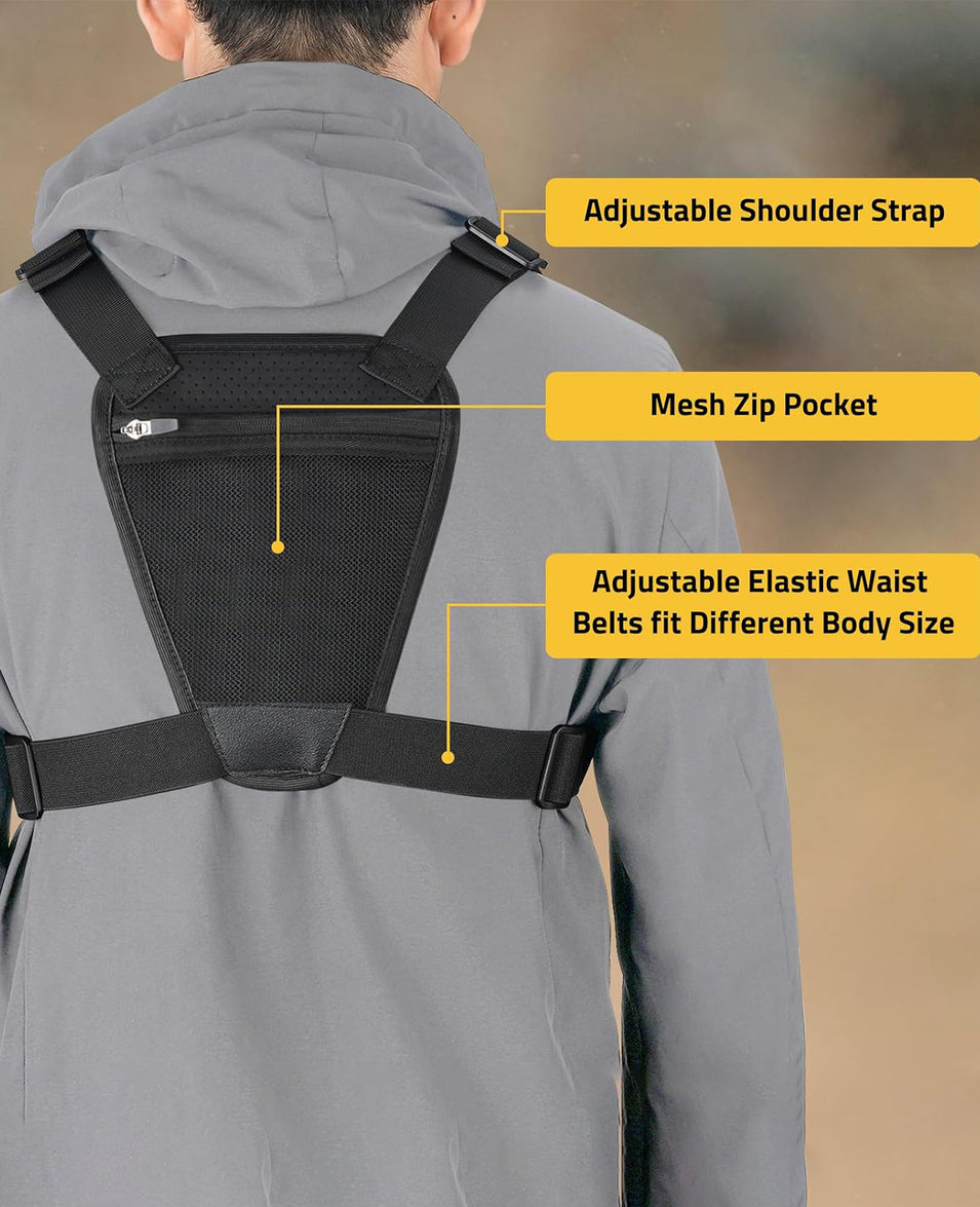 CVLIFE Outdoor Chest Bag Lightweight EDC Chest Rig Bag