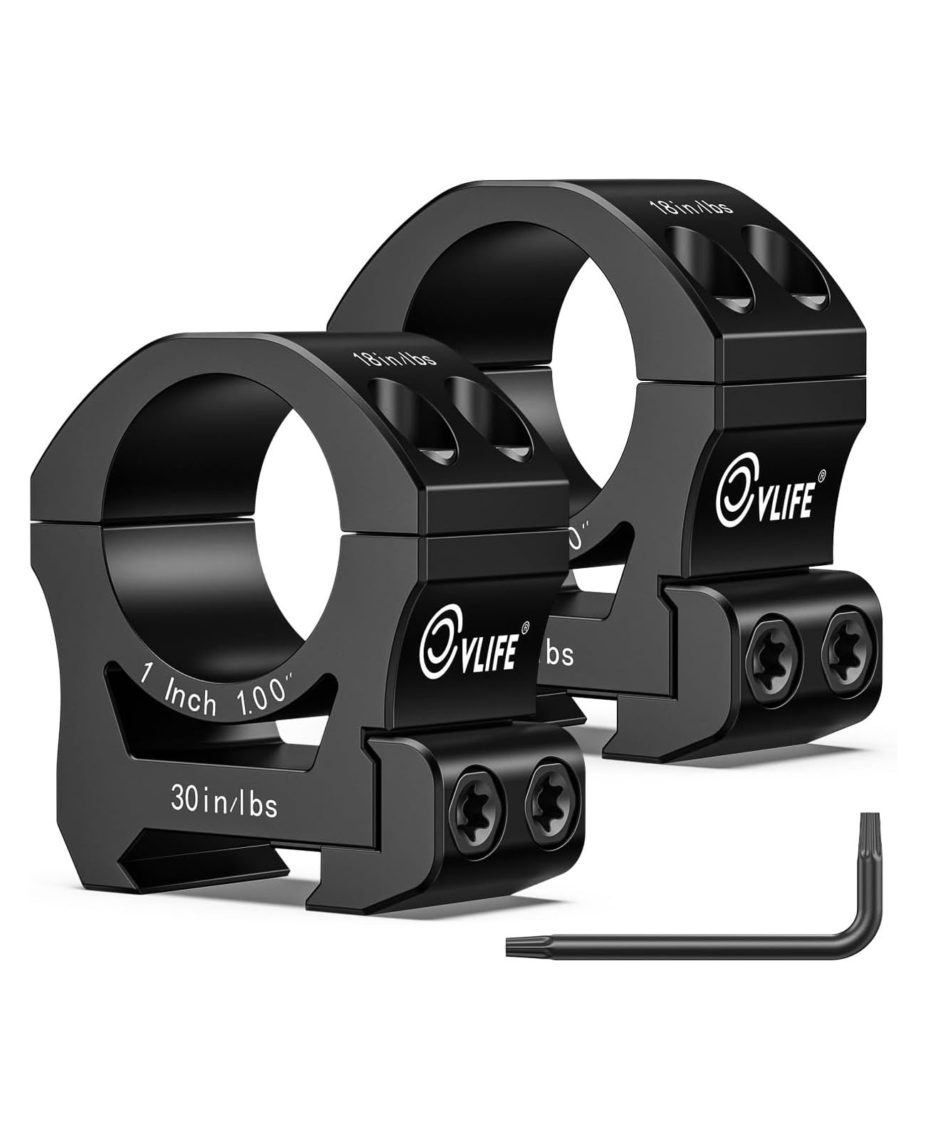 CVLIFE Precision Scope Rings Mount - Compatible with Picatinny Rails