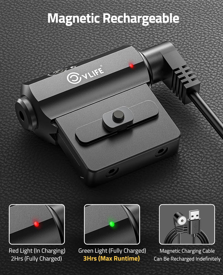 CVLIFE Red/Green Laser Sight Compatible with M-Lok and Picatinny Rail
