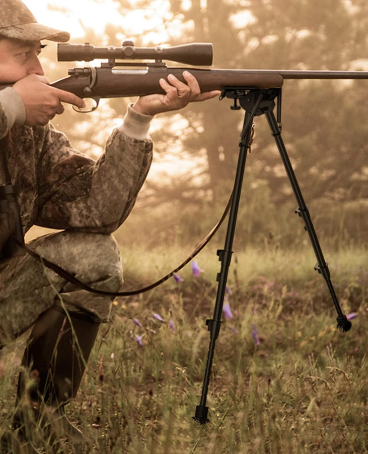 CVLIFE Rifle Bipod Pivot Tilt Bipod with Swivel-Stud