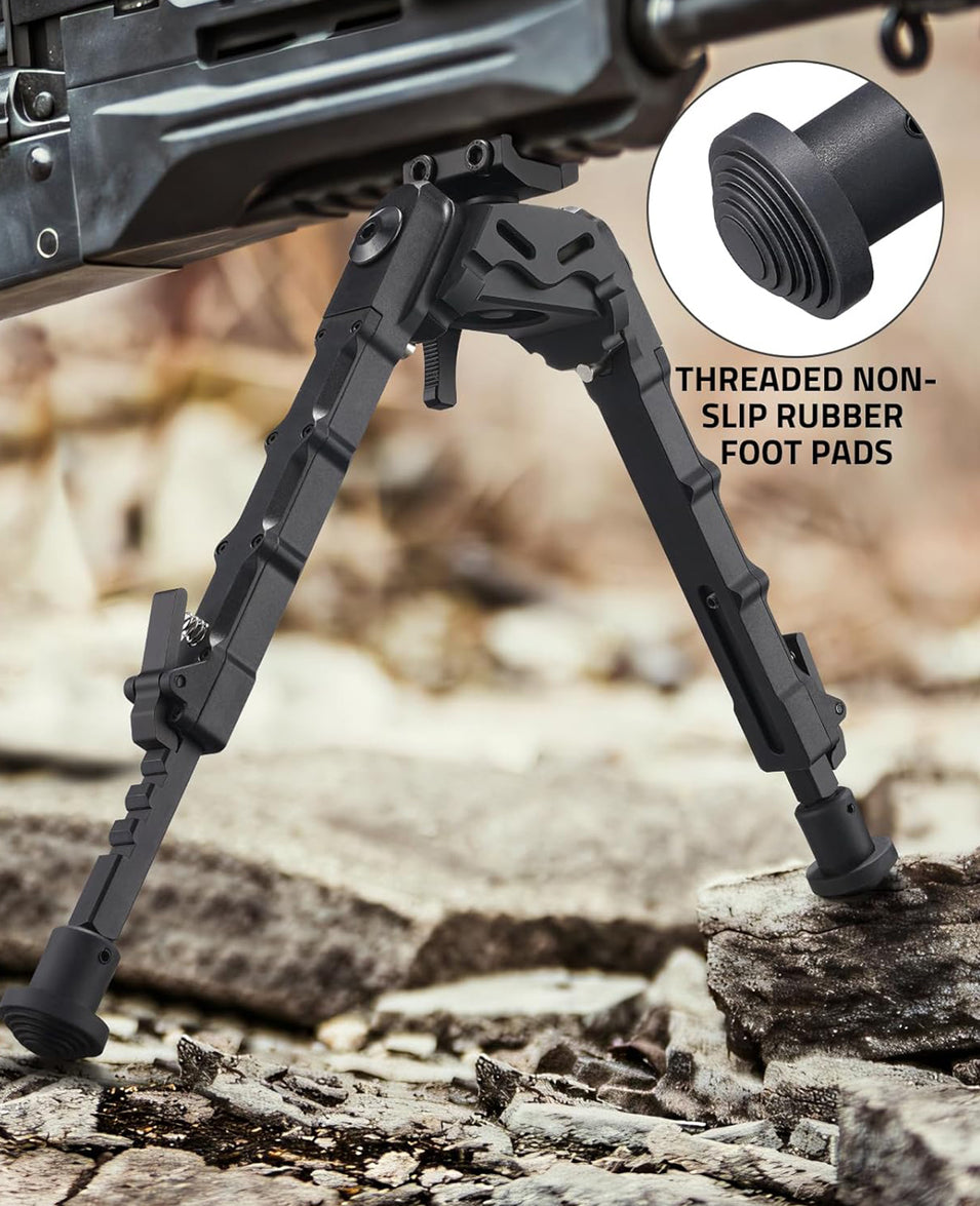CVLIFE Rifle Bipod with 360 Degrees Swivel