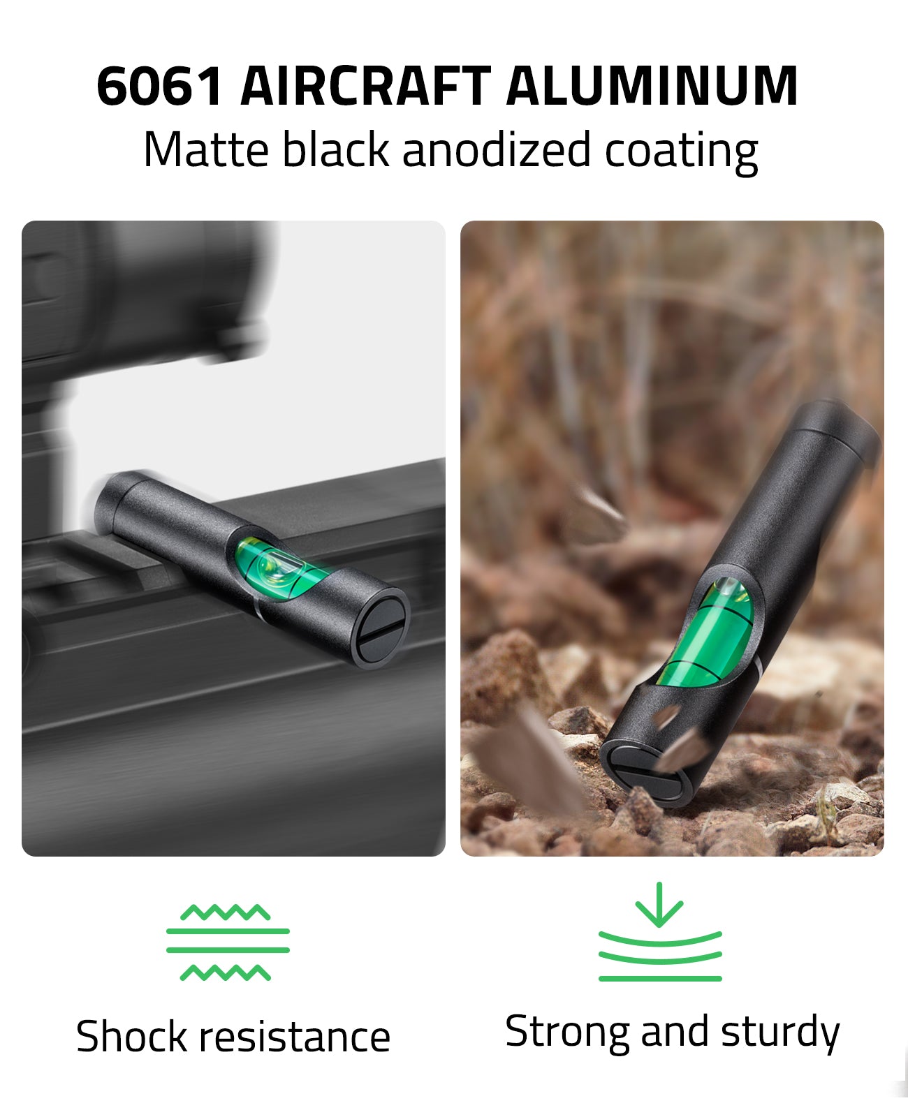 CVLIFE Scope Leveling Kit Picatinny Rail Mount Level