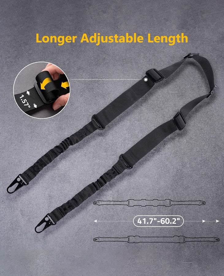 CVLIFE 2 Point Sling Adjustable Length Rifle Sling with Sling Swivels