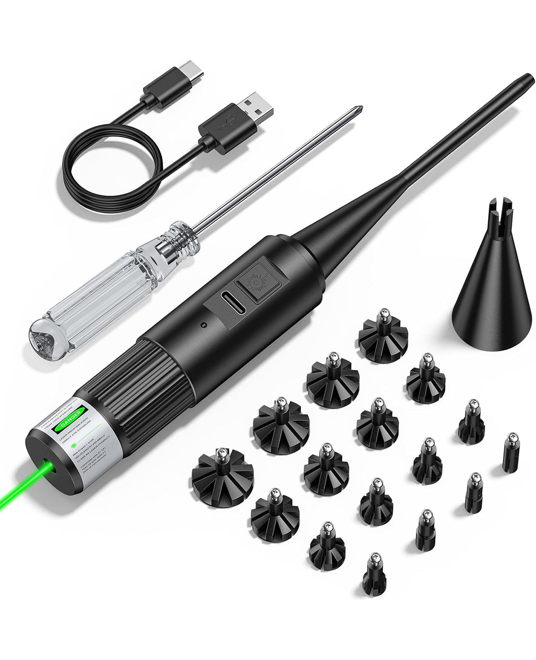 CVLIFE USB Rechargeable Laser Bore Sight Kit