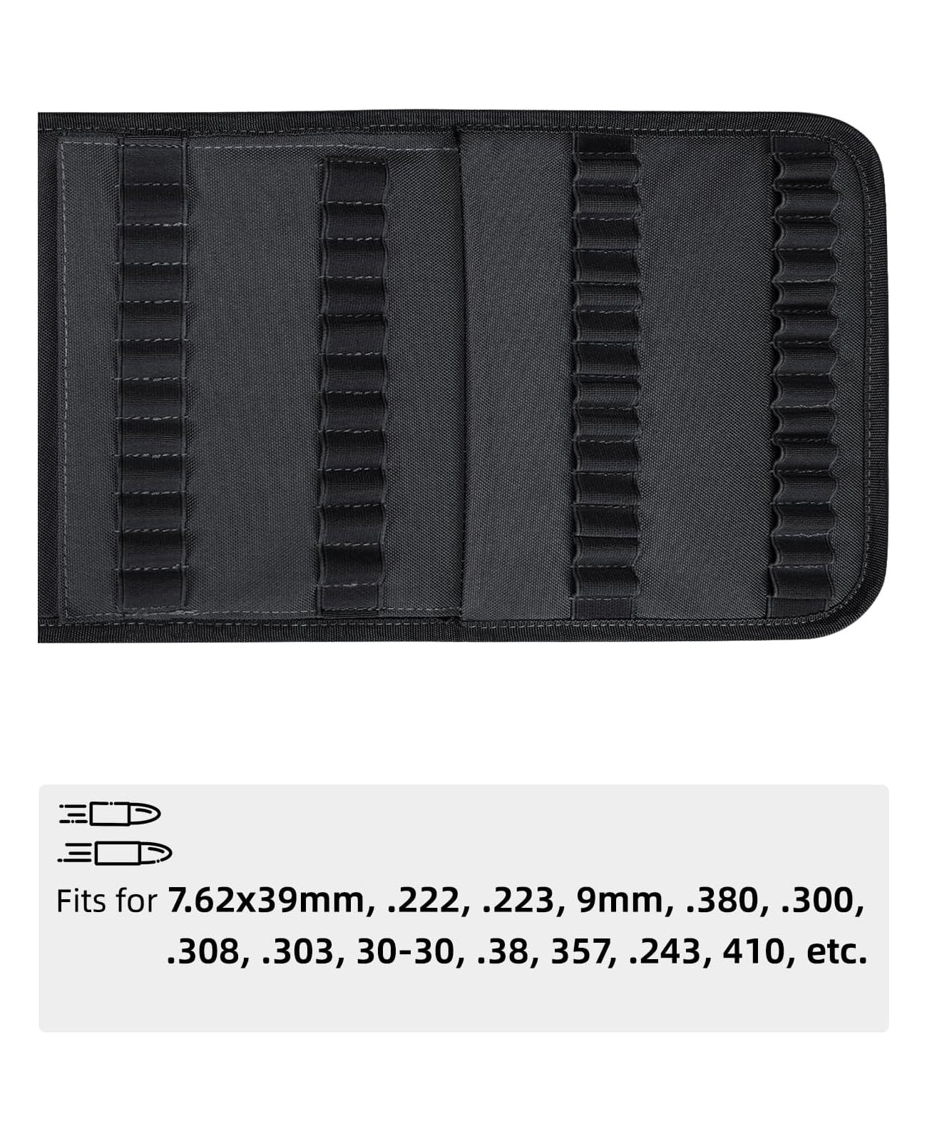 CVLIFE 100 Rounds Molle Ammo Pouch for Bullets Ammo Bag