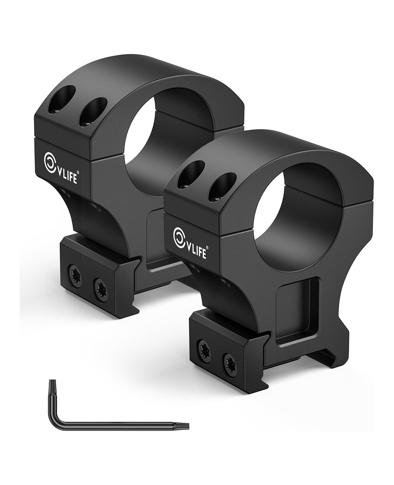 CVLIFE 1 Inch Scope Rings - Low Medium High Profile Precision Scope Mo