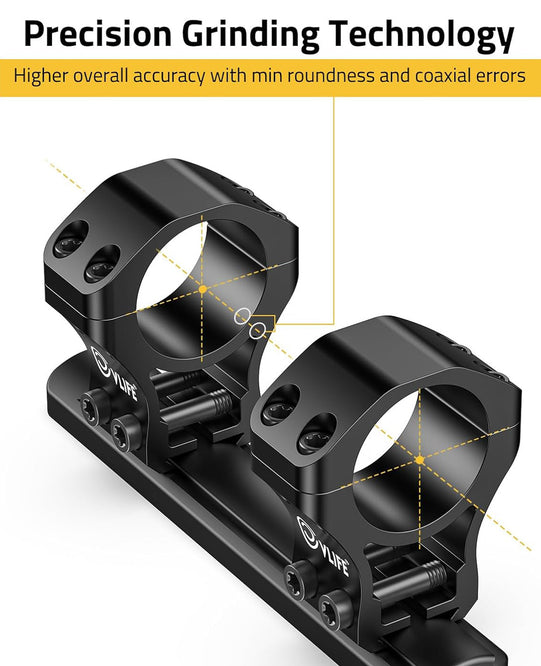 CVLIFE 1 inch Dovetail Scope Rings Mount for 3/8 inch or 11mm Dovetail