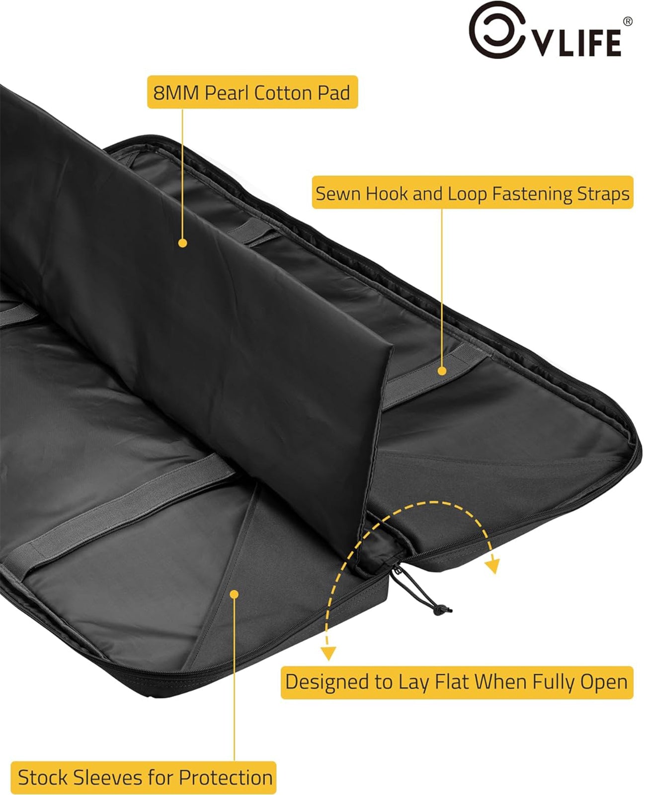 CVLIFE 36 Inches Double Soft Rifle Case Long Bag