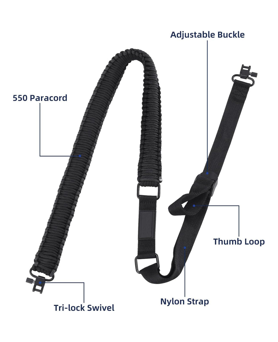 CVLIFE 550 Paracord Sling Quick Adjust Two Point Rifle Sling