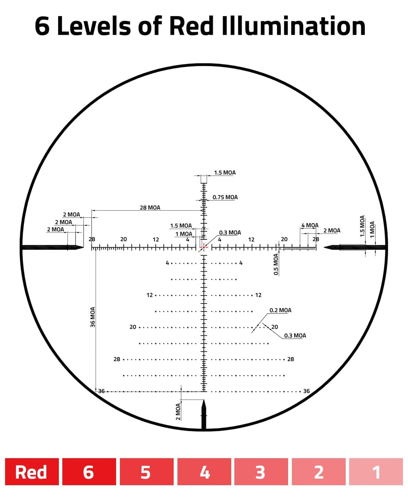 CVLIFE BearPower 4-16x44 FFP Scope