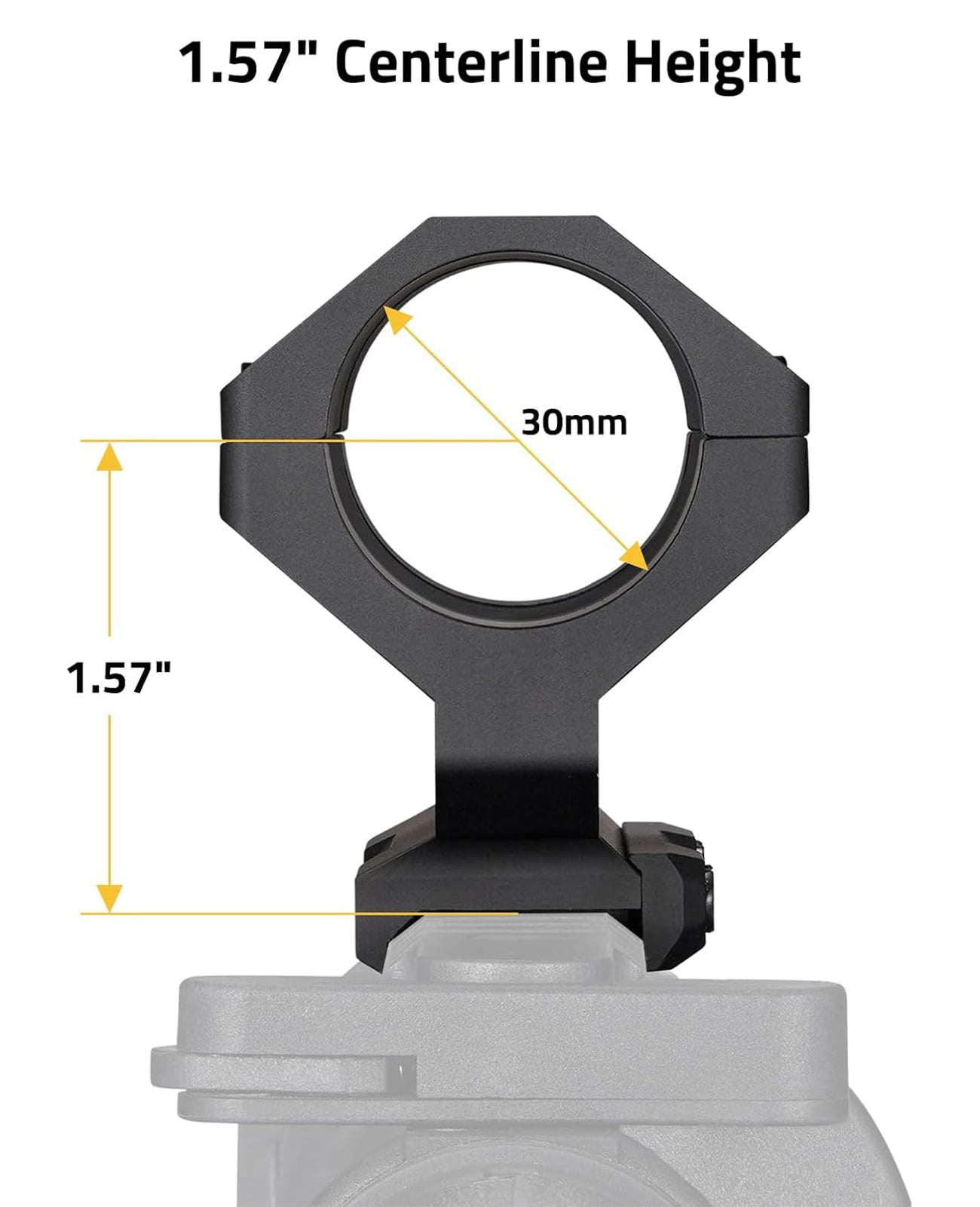 CVLIFE Cantilever Lightweight Dual Ring Rifle Scope Mount
