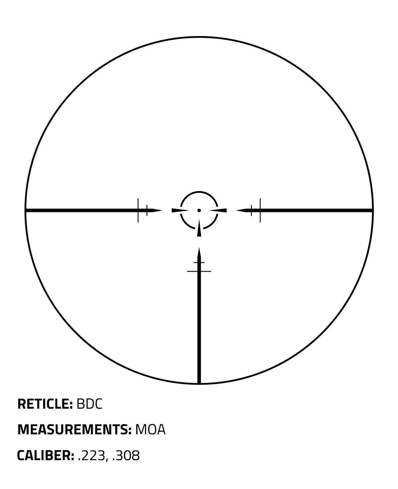 CVLIFE EagleFeather 1-4x24 LPVO CQB Rifle Scope with Mount