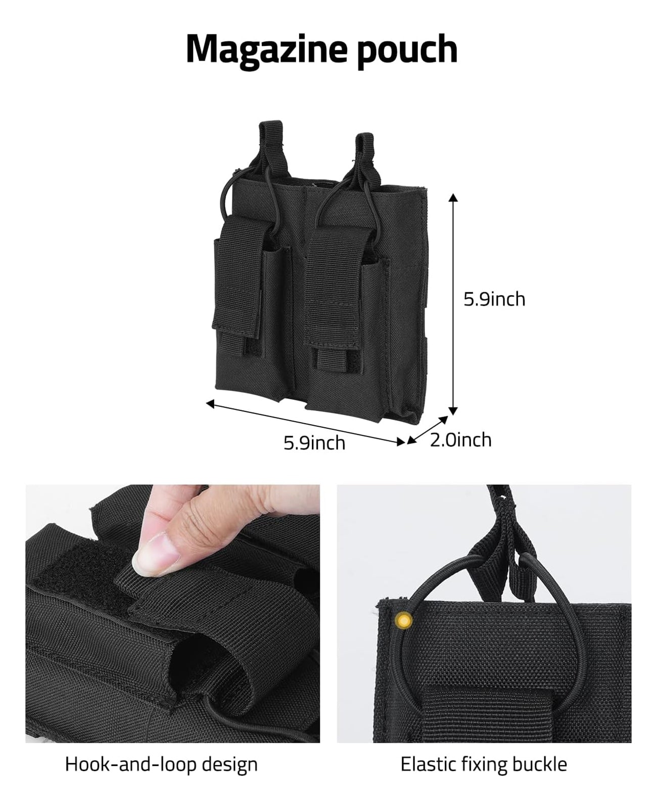 CVLIFE Men Battle Multifunctional 7 in 1 Duty Belt