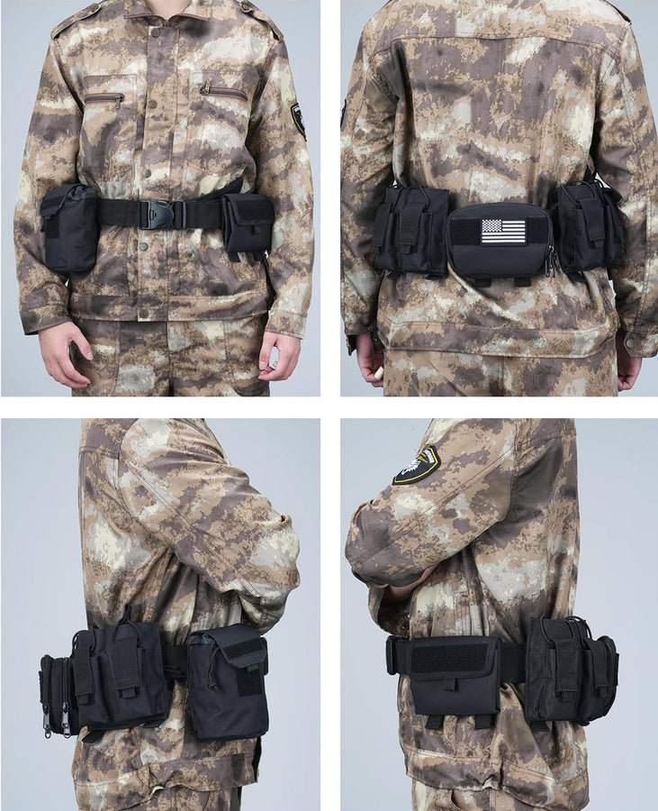 CVLIFE Men Battle Multifunctional 7 in 1 Duty Belt