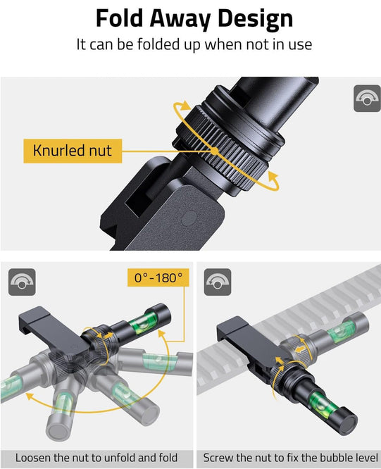 CVLIFE Scope Level Fold Away Scope Leveling Kit