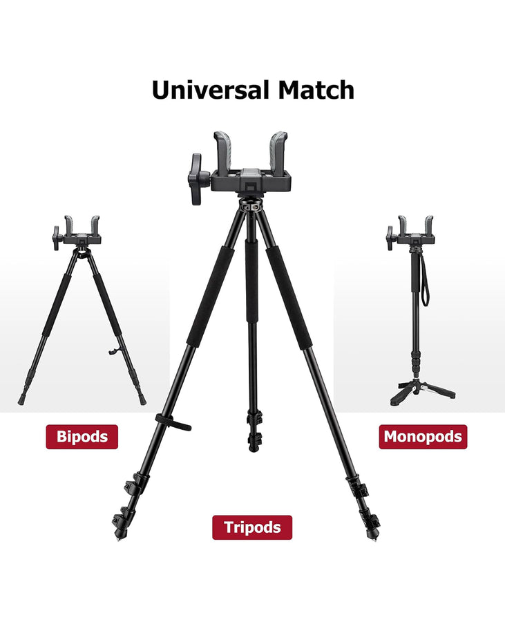 CVLIFE Shooting Rest Head Universal Rifle Clamp