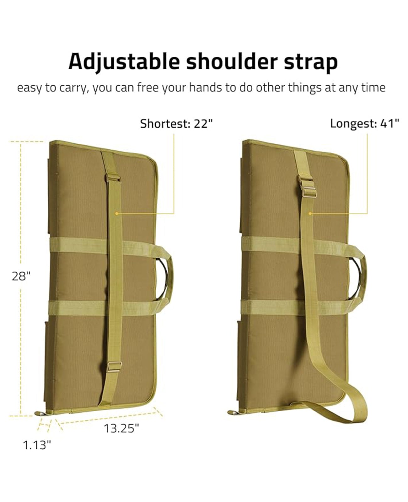 CVLIFE Soft Rifle Case 28 inch Gun Bag Pistol Case