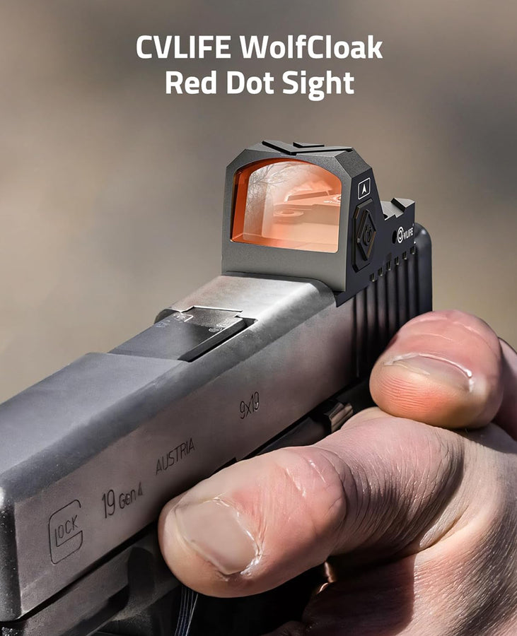 CVLIFE WolfCloak Dot Sight, Red/Green Dot Sight with Motion Awake