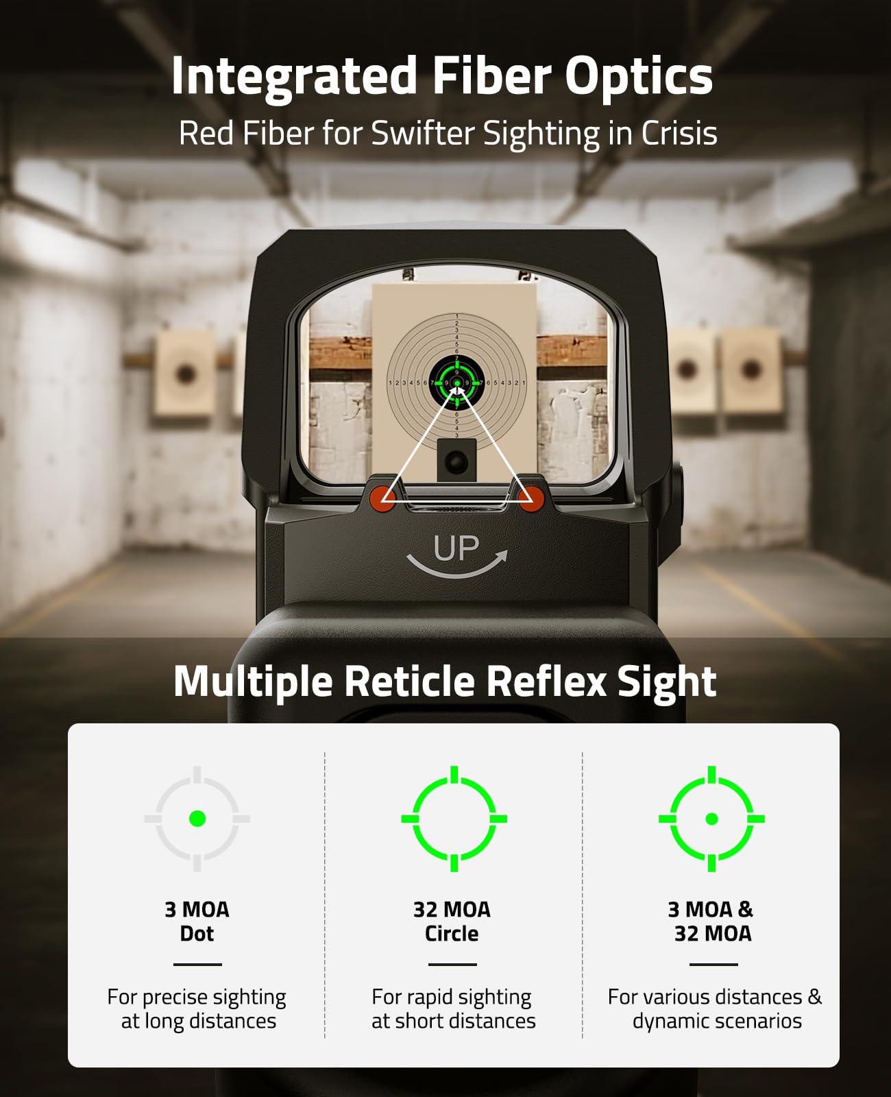 Cylee Wolf Pro CVLIFE WolfCovert X S01 Red Dot Sight - 3 MOA Dot & 50 ...