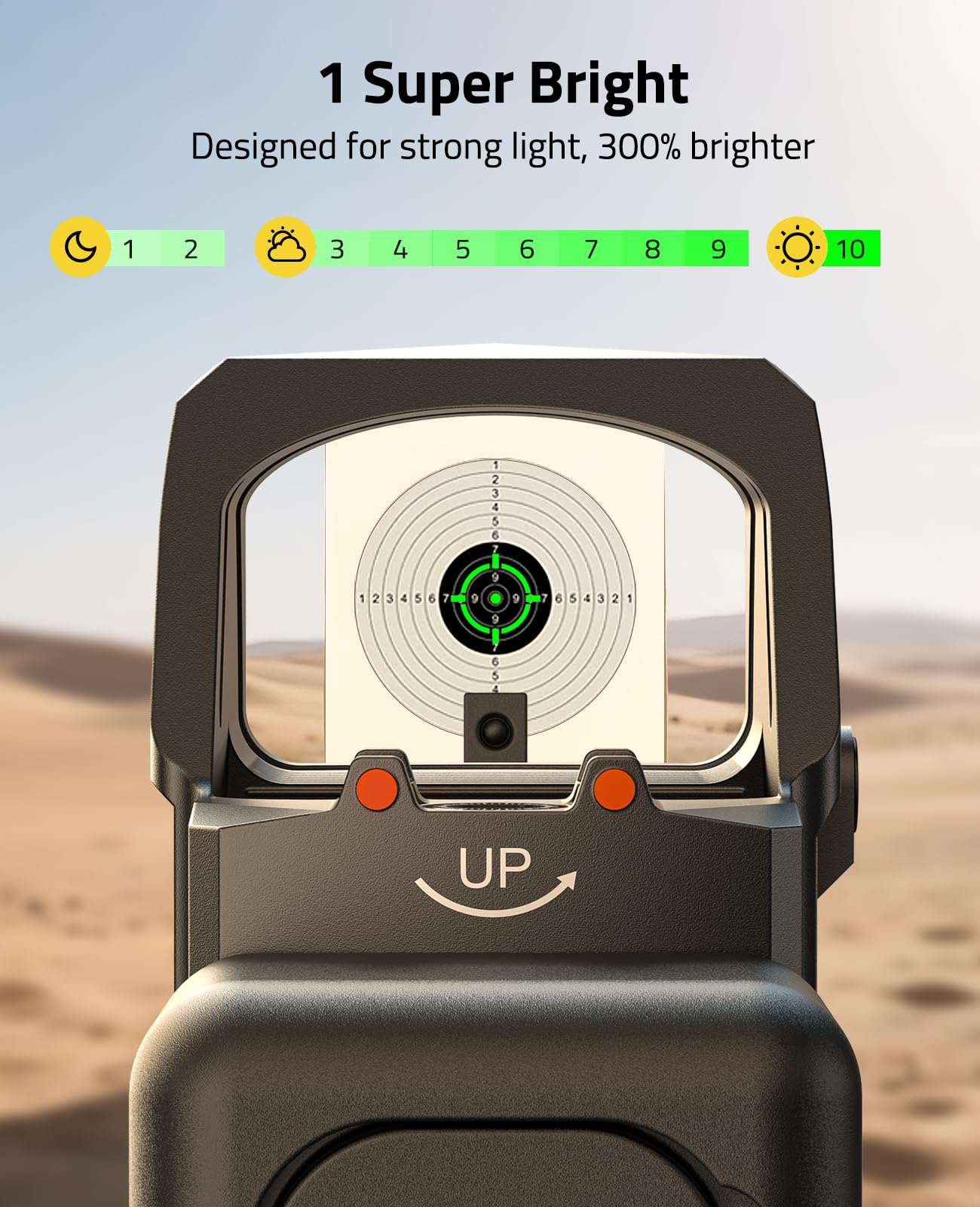 CVLIFE WolfCovert X 3 MOA Dot & 32 MOA Red/Green Dot Sight
