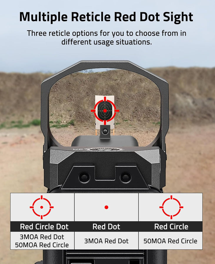 CVLIFE WolfCovert X S01 Multiple Reticle Red Dot - Global