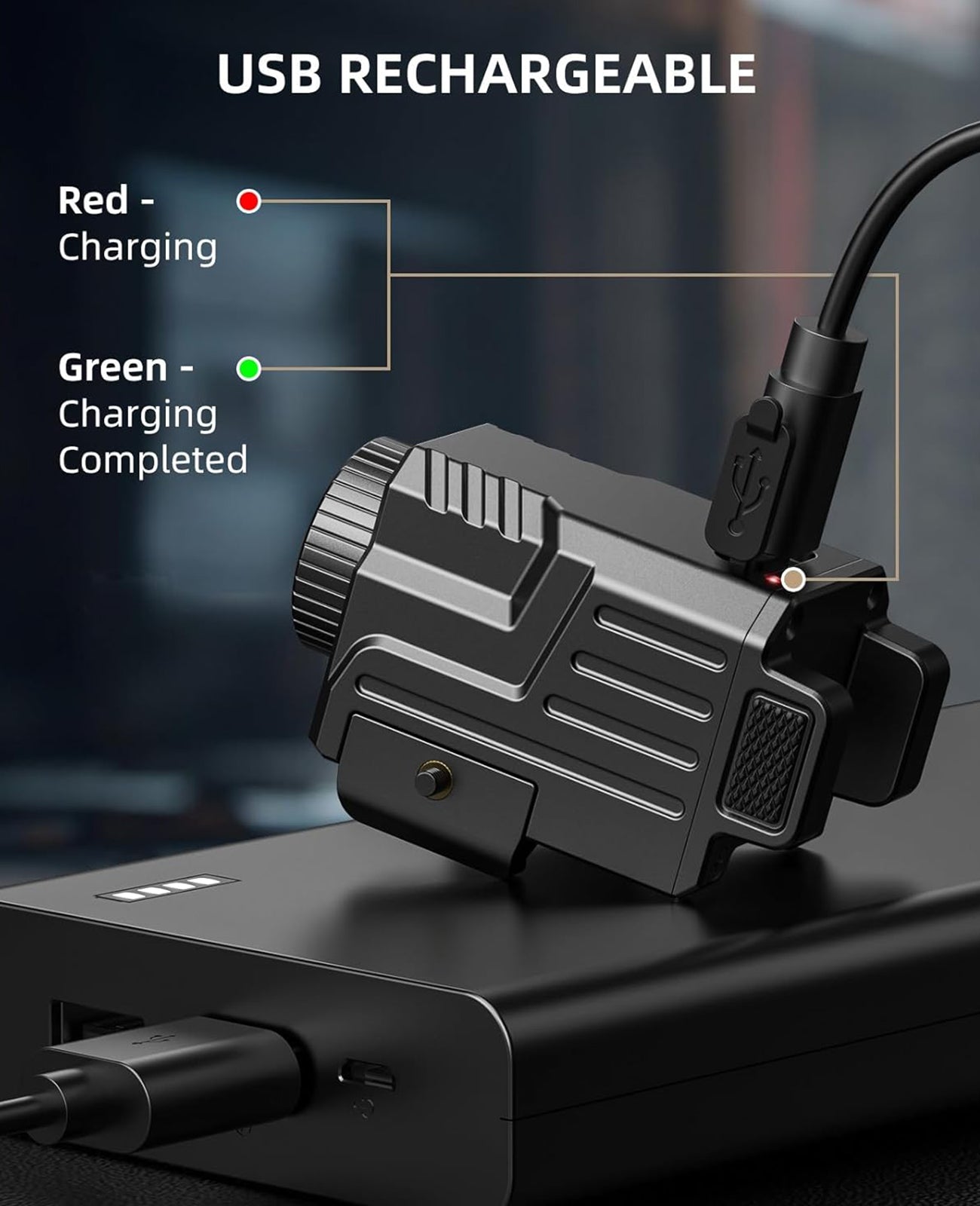 CVLIFE 800 Lumens Pistol Flashlight - Global