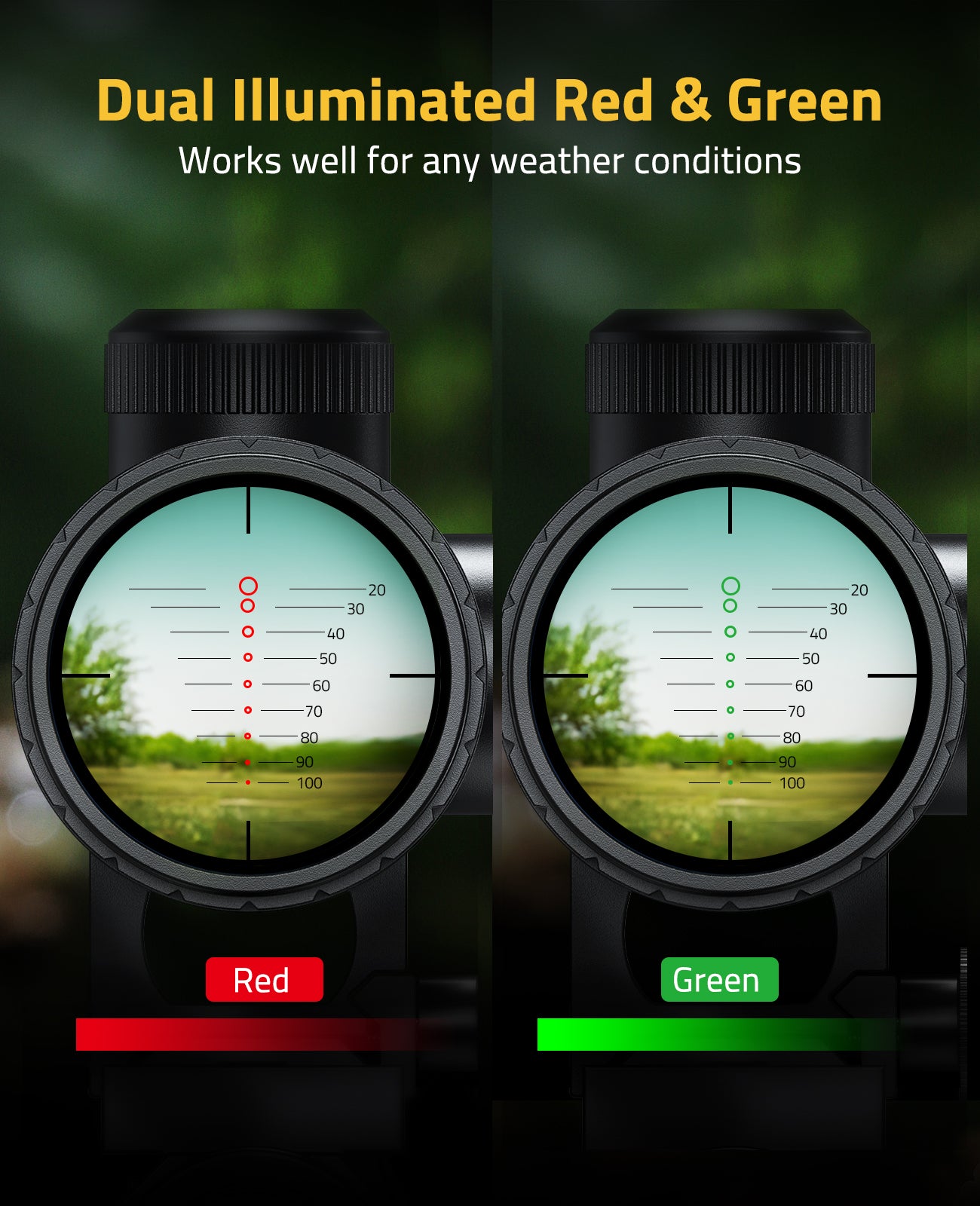 CVLIFE JackalHowl 1.5-5x32 Crossbow Scope - Global