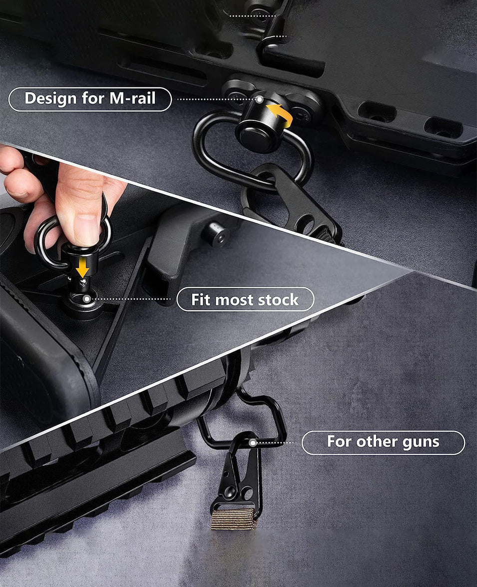 CVLIFE 2 Point Sling Adjustable Length Rifle Sling with Sling Swivels