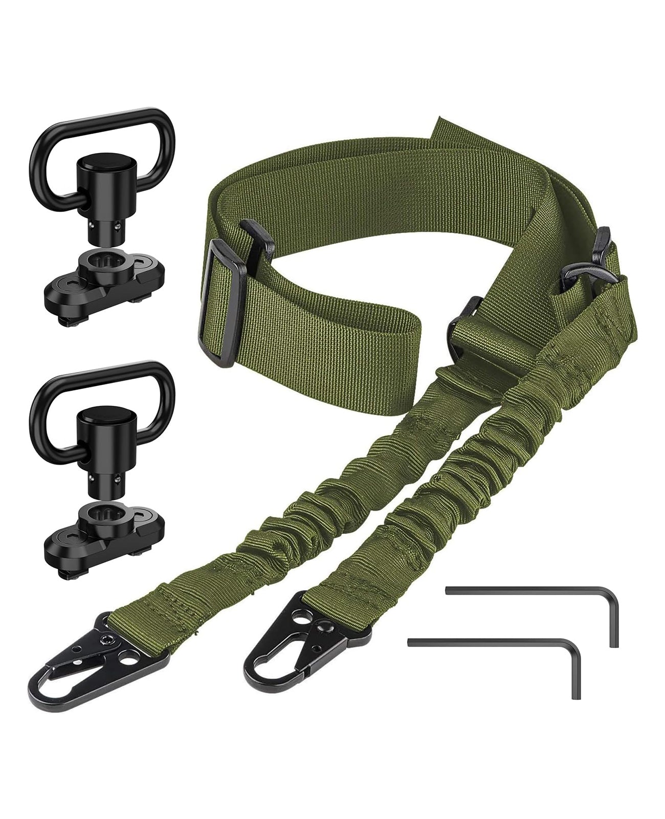 CVLIFE 2 Point Sling Adjustable Length Rifle Sling with Sling Swivels