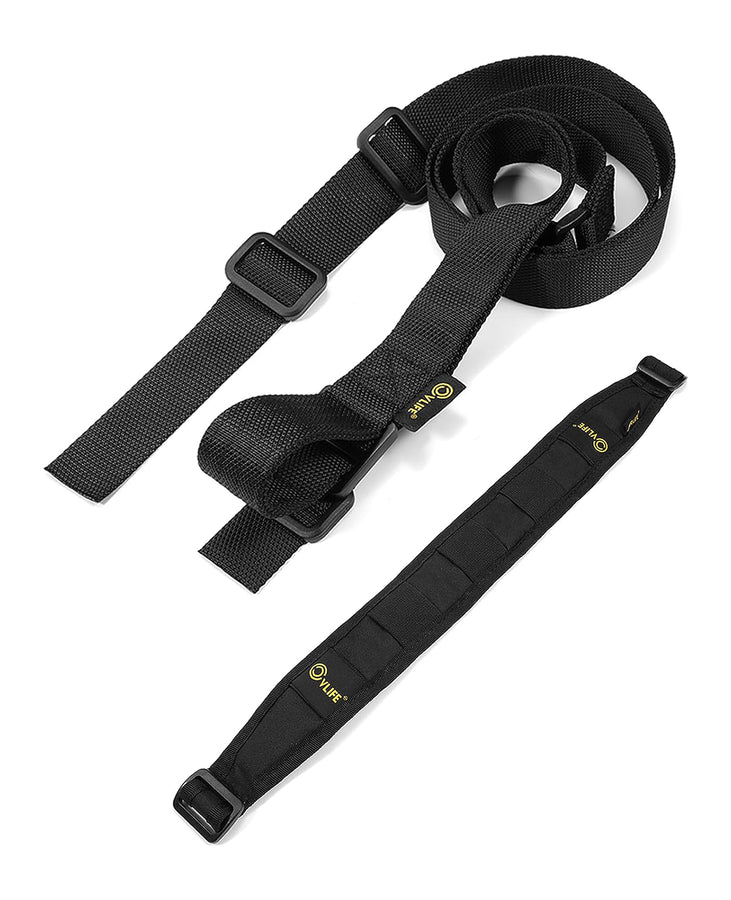 CVLIFE 2 Point Sling Wide Padded Rifle Sling Strap with Removable Shou