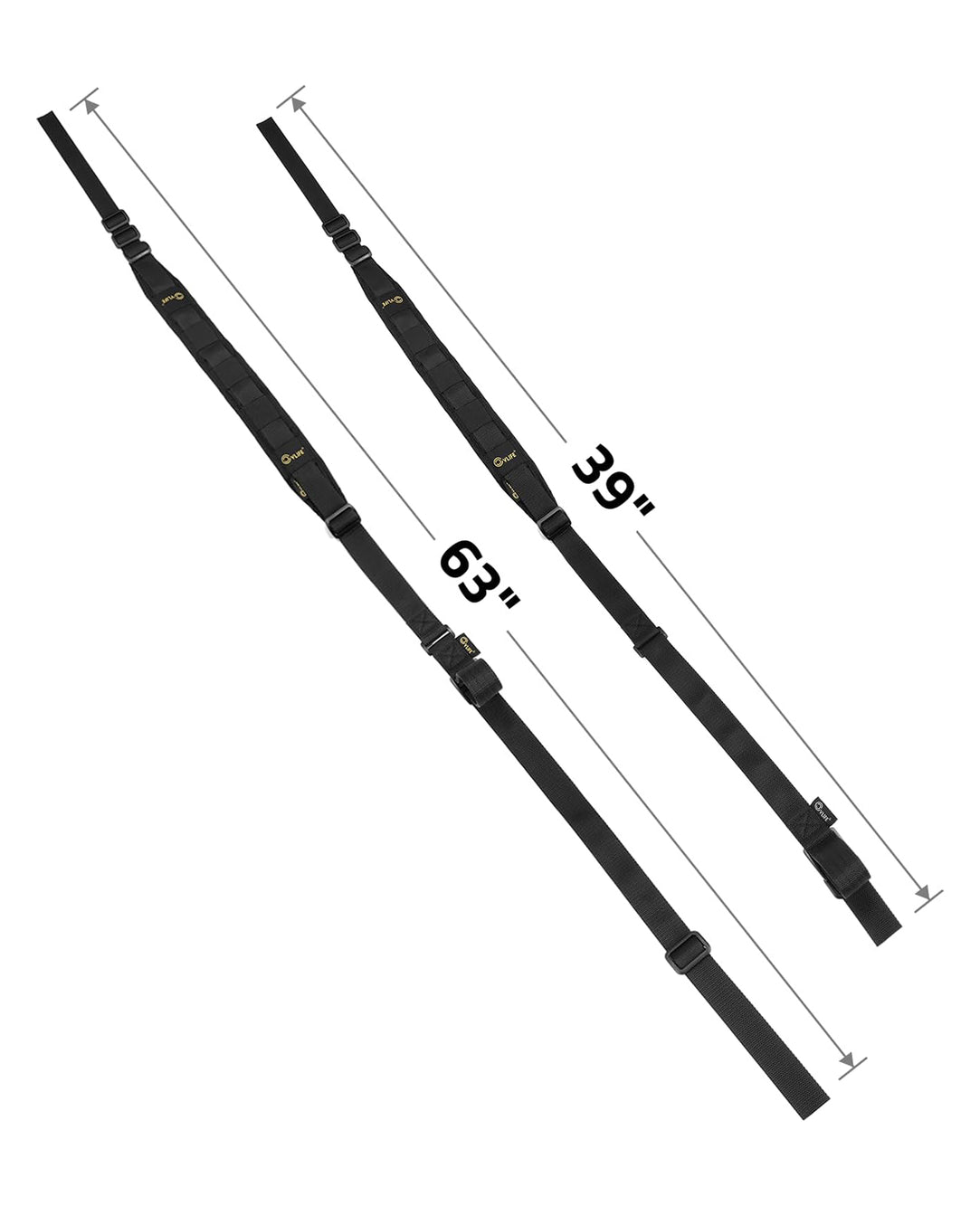 CVLIFE 2 Point Sling Wide Padded Rifle Sling Strap with Removable Shou