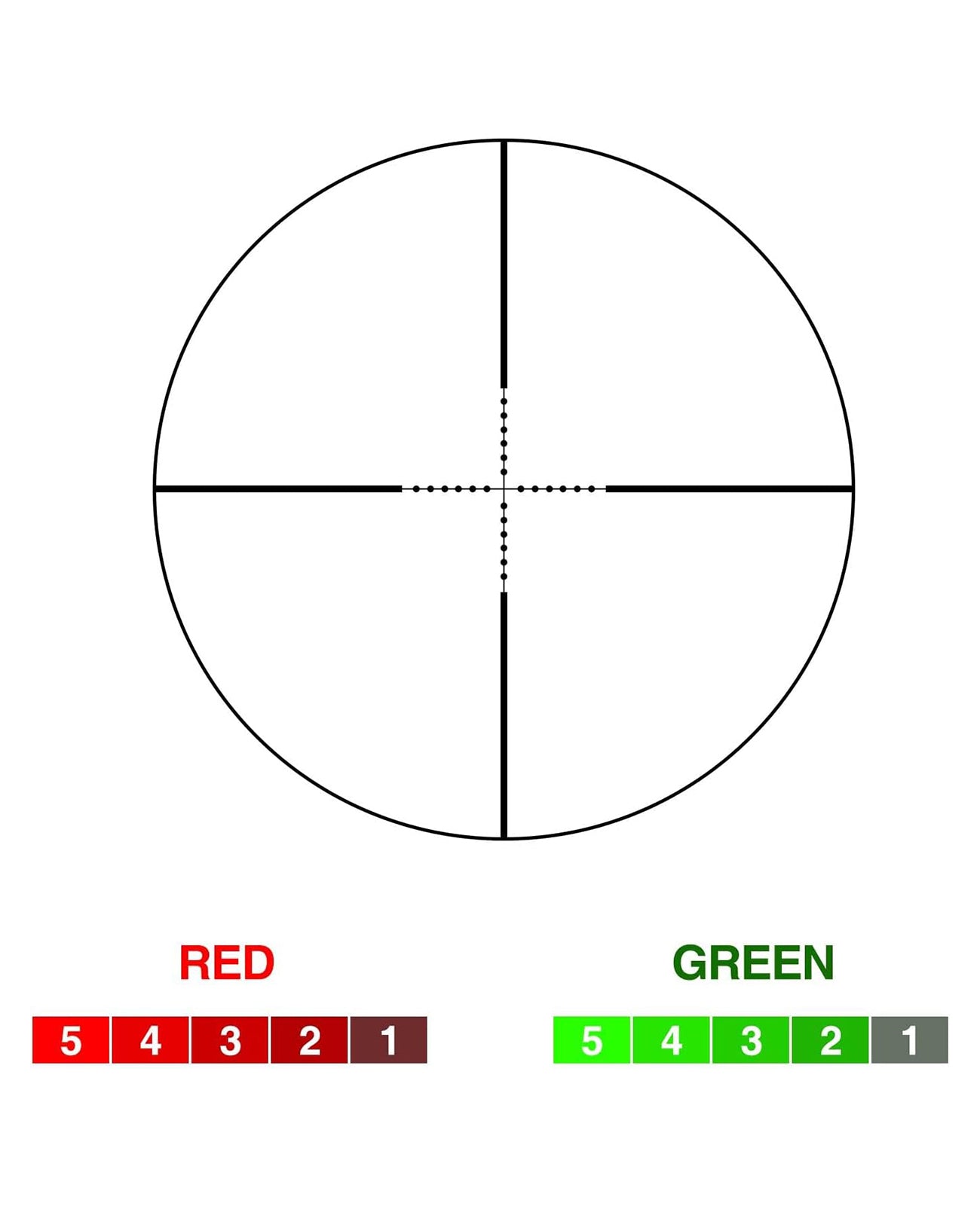 CVLIFE FoxSpook 3-9x40 Rifle Scope Red & Green Illuminated Optical Sco