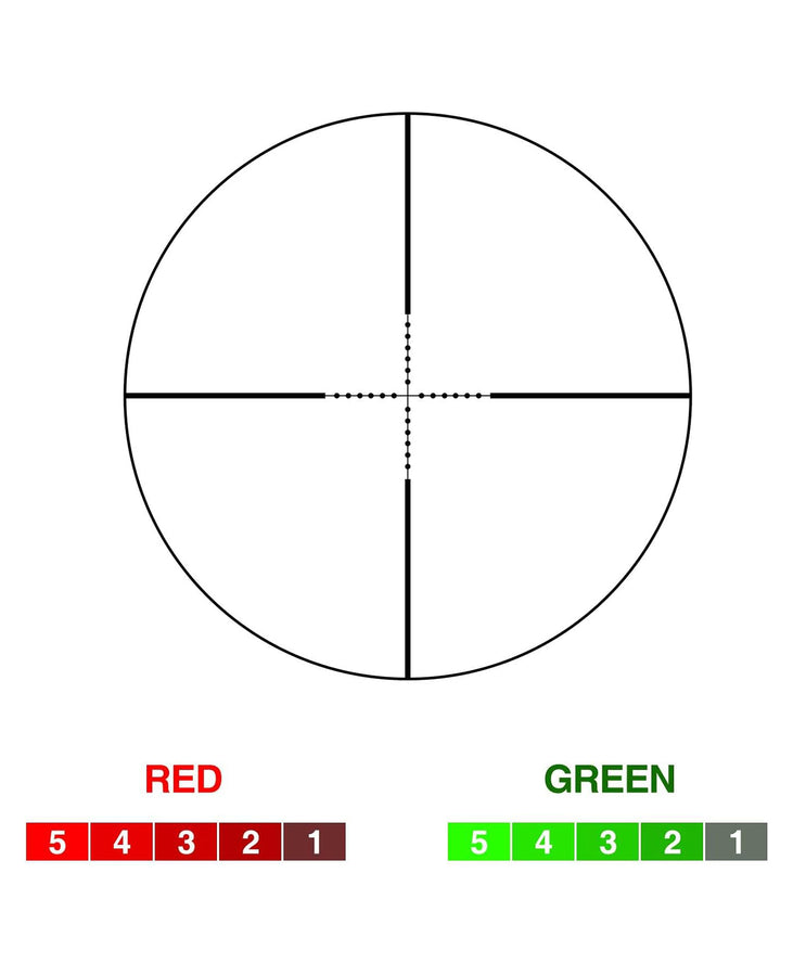 CVLIFE FoxSpook 3-9x40 Rifle Scope Red & Green Illuminated Optical Sco