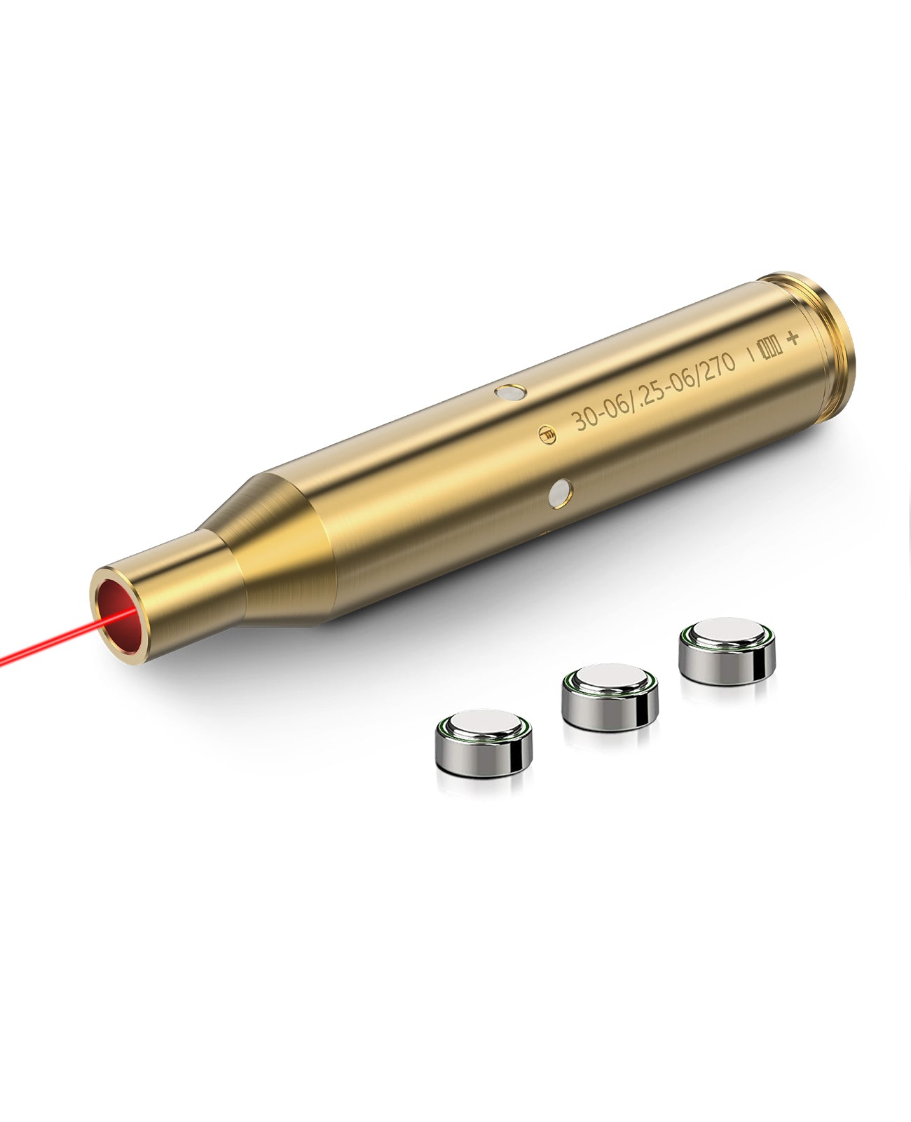 CVLIFE 30-06/25-06/270 Bore Sight Laser Red Dot Cartridge Bore Sighter