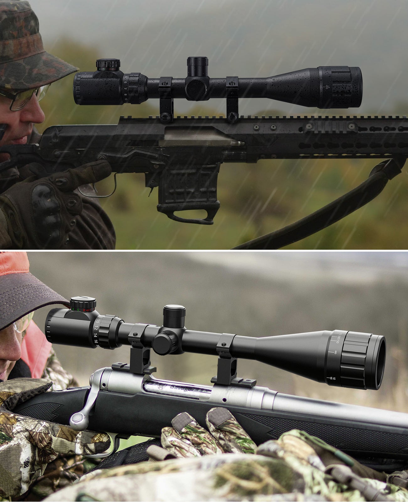CVLIFE FoxSpook 6-24x50 AOE Red and Green Illuminated Scope - Global