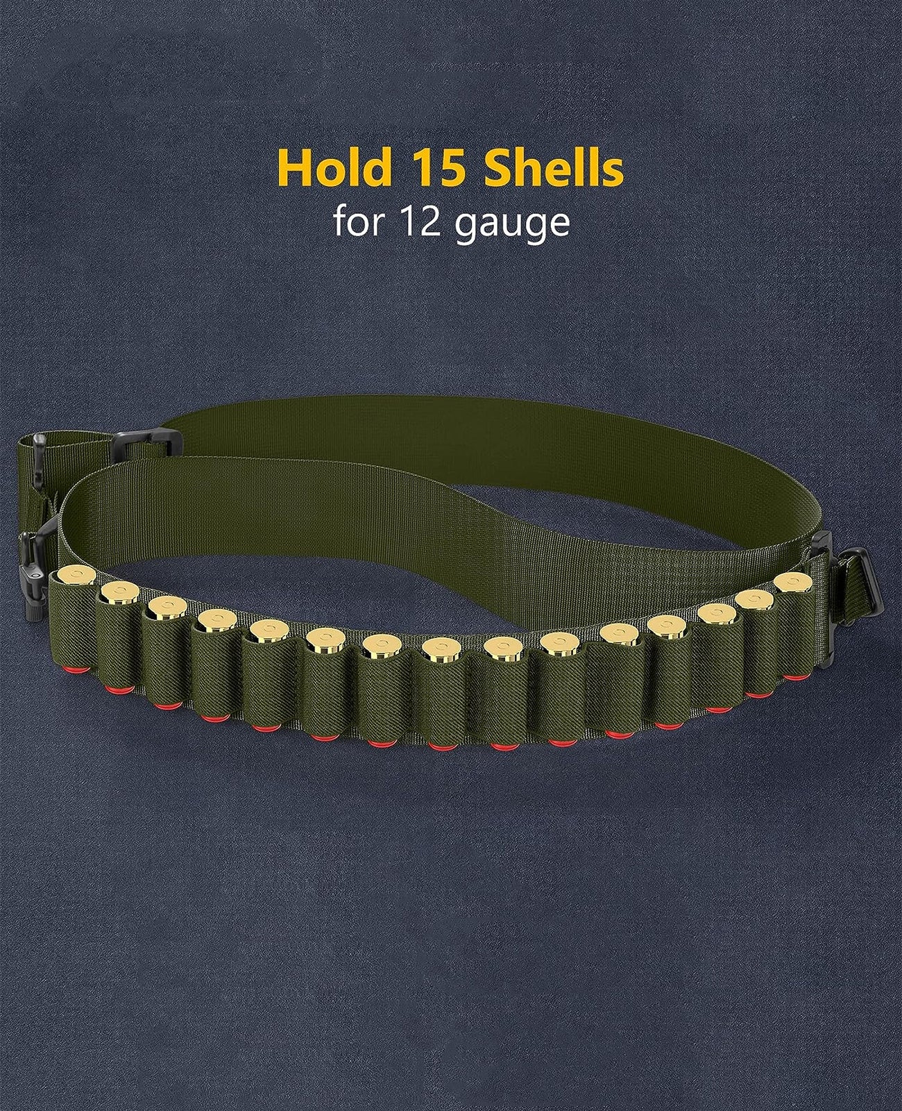 CVLIFE Adjustable 2 Point Sling Holds 15 Shells