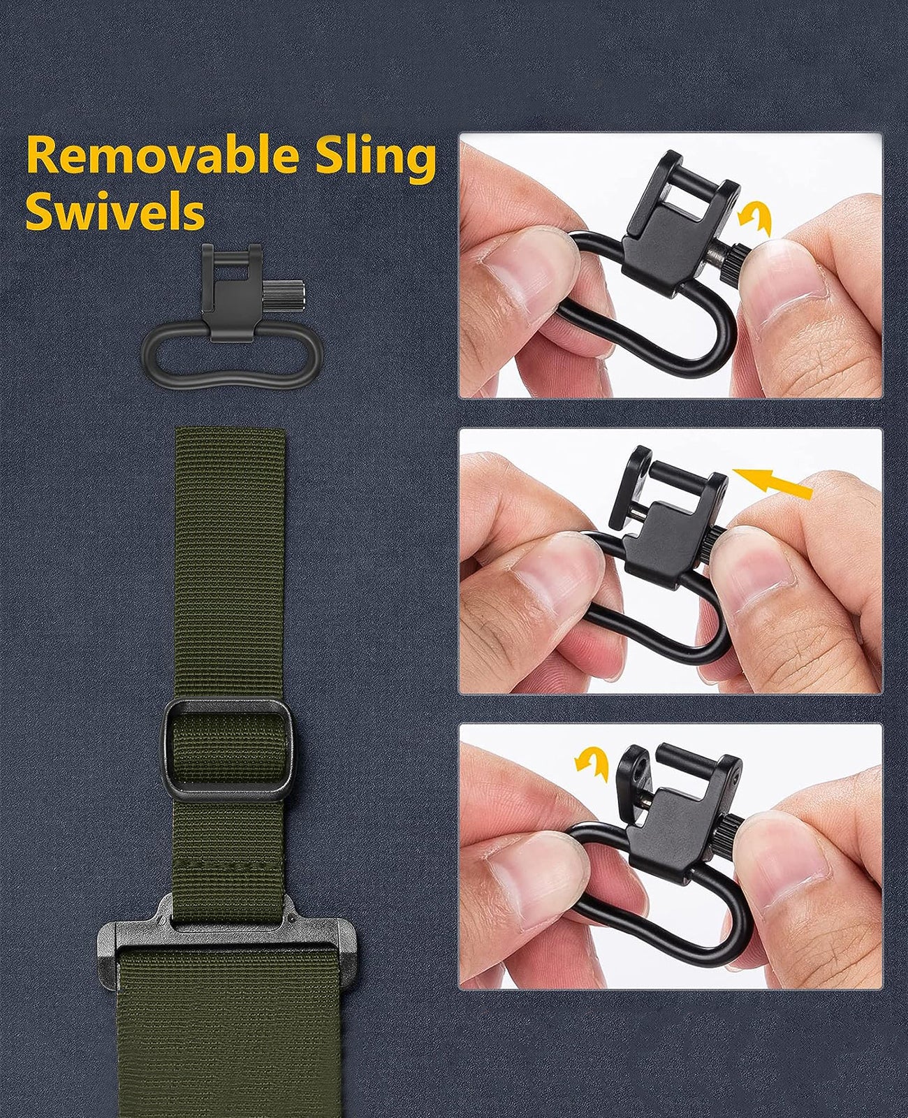 CVLIFE Adjustable 2 Point Sling Holds 15 Shells
