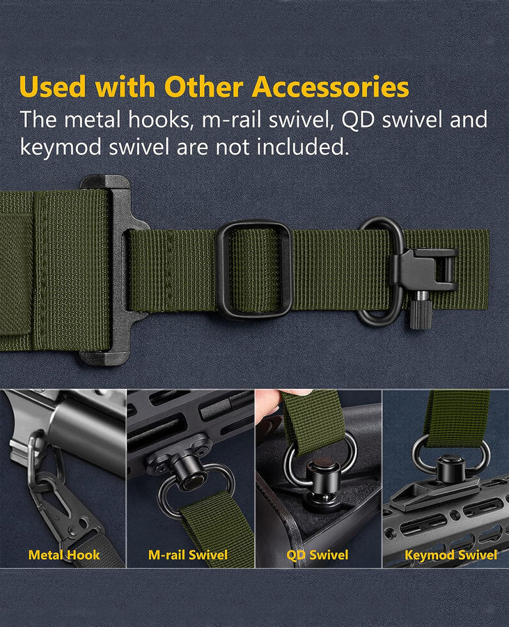 CVLIFE Adjustable 2 Point Sling Holds 15 Shells